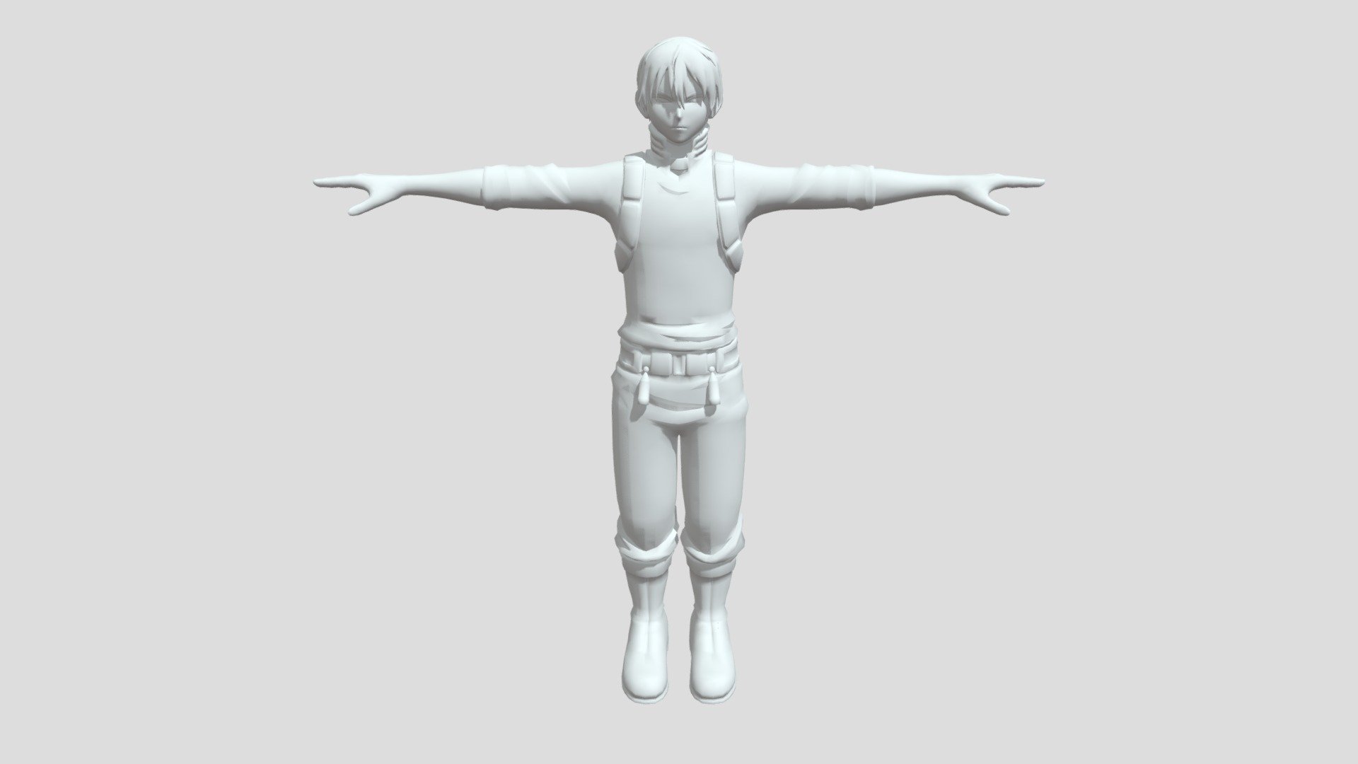 Todoroki 3d Model By 7w7 Fujoshii [289de31] Sketchfab