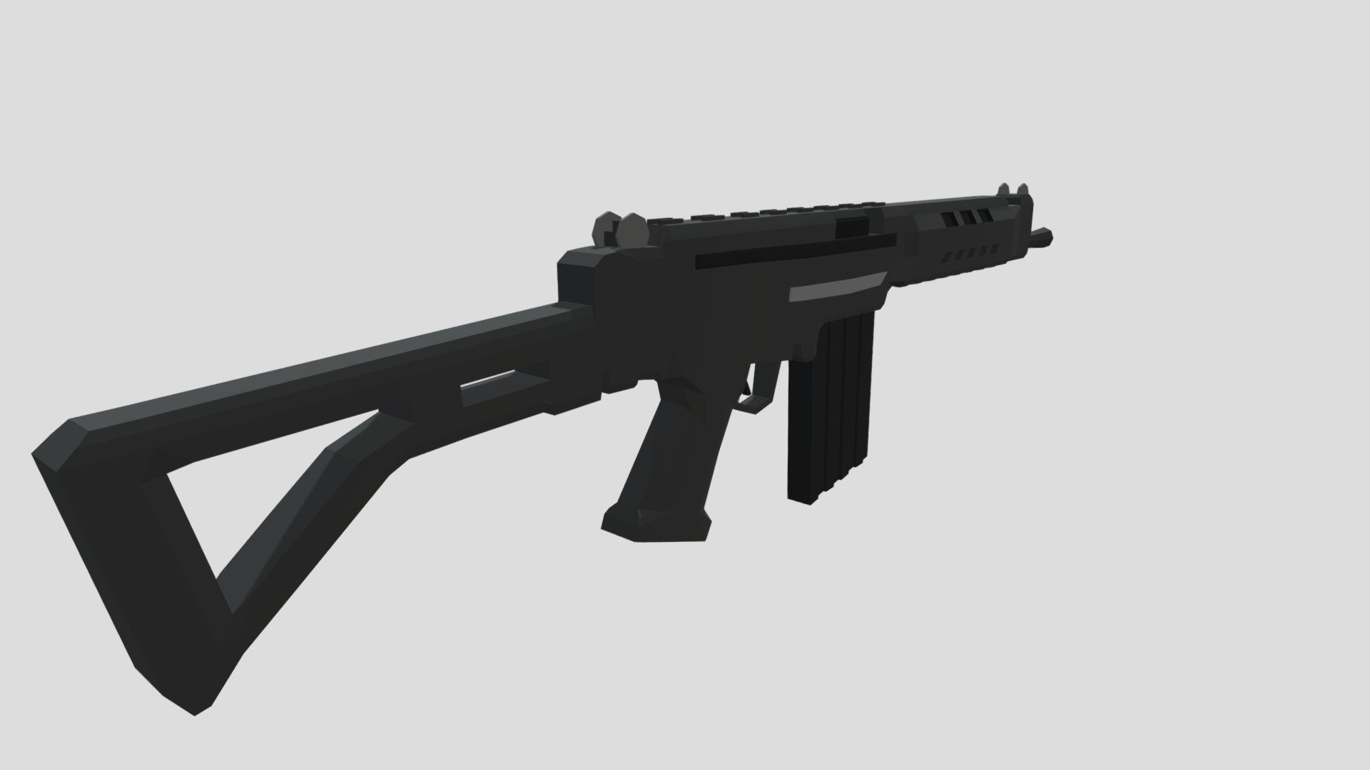 Low Poly FAL 762 - 3D model by Henzo Henrique Castellan Ramos ...