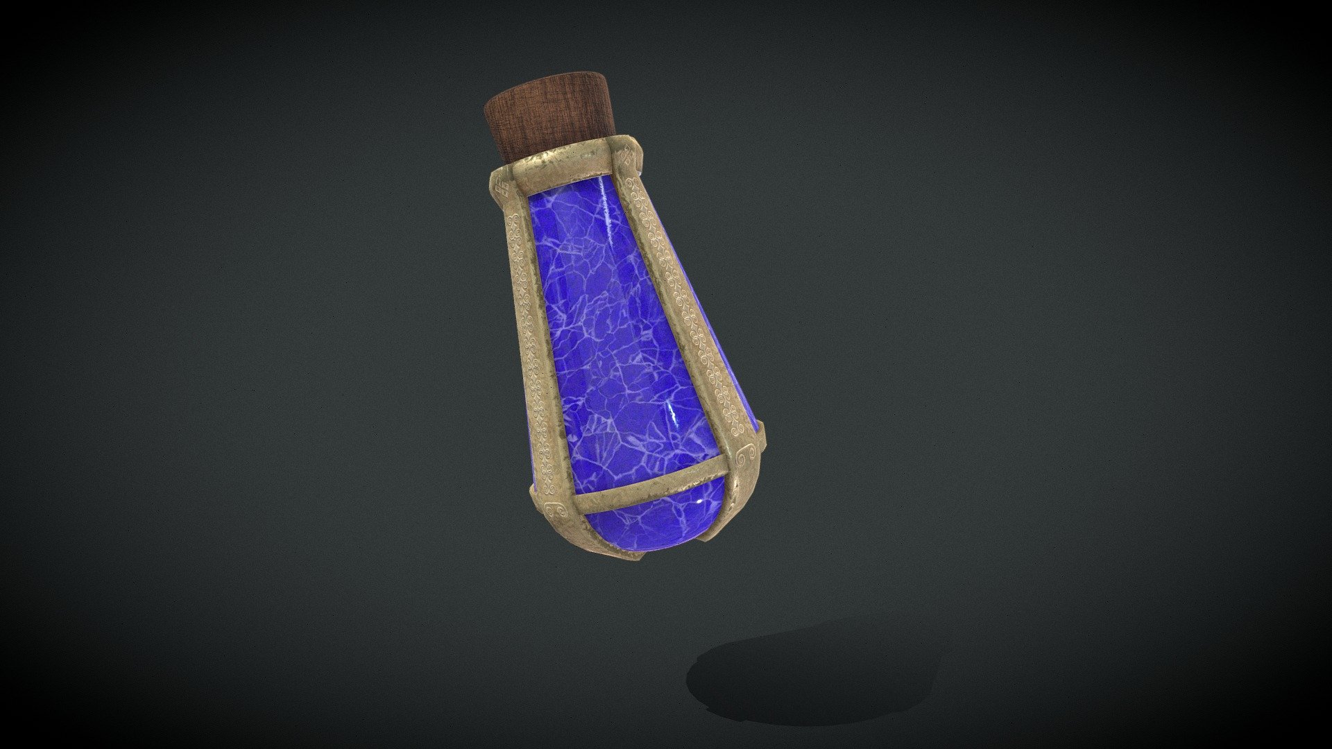 Potion_blue_low - 3D model by neveshkinvolodymyr [289eff5] - Sketchfab
