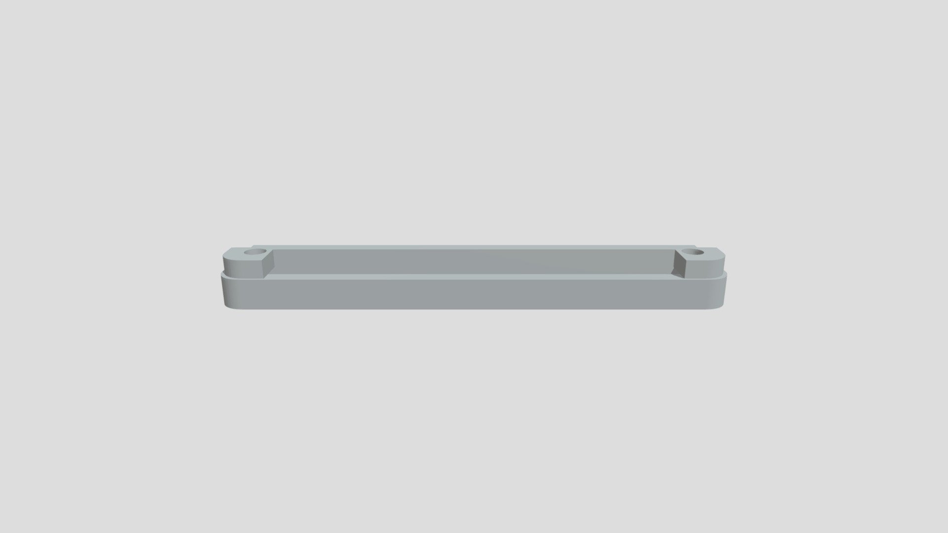 QTR-8RC Reflectance Sensor Array Support - Download Free 3D model by ...