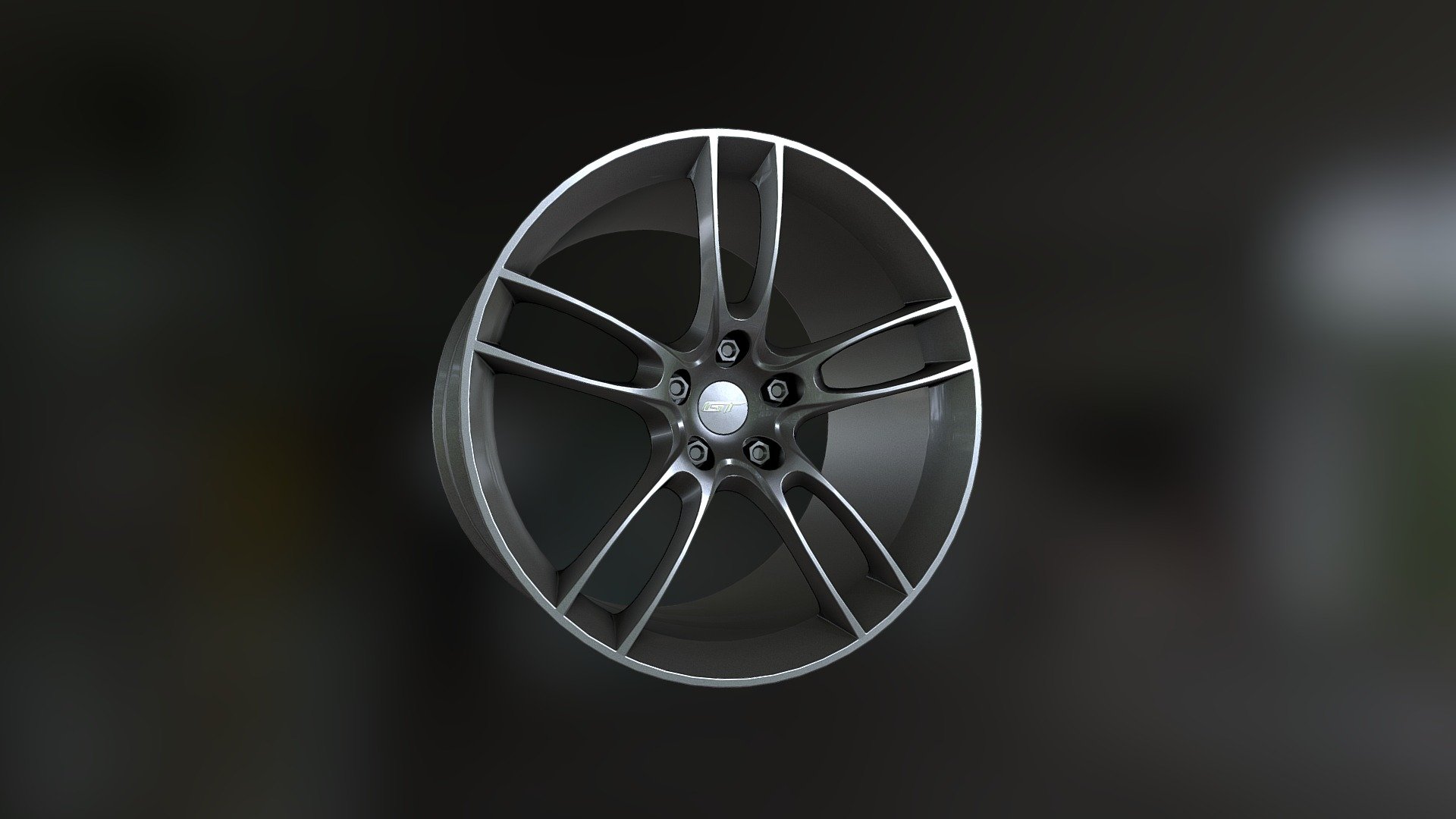 Ford GT 2016 Rim - 3D model by Ken Nguyen (@kenlucis) [289f392] - Sketchfab