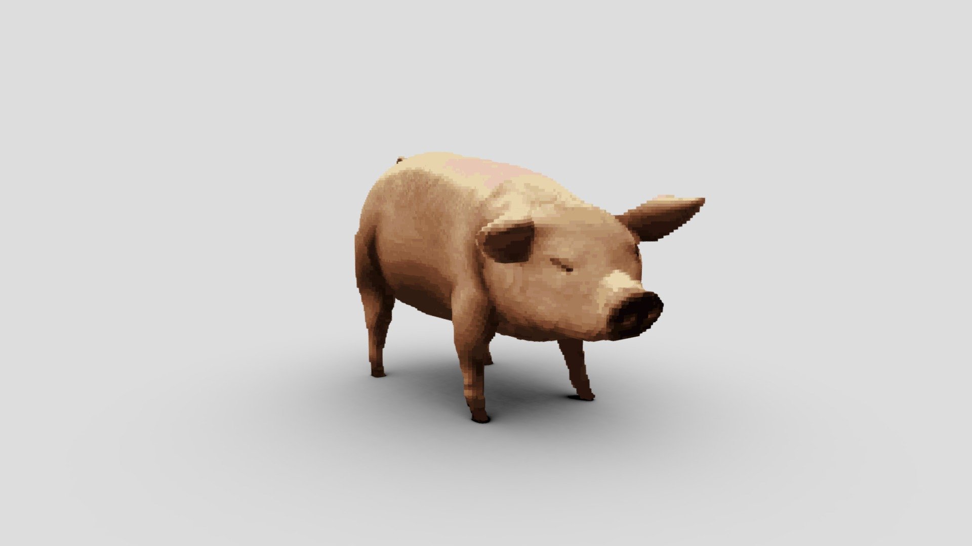 Pig from Redneck Rampage - 3D model by chilloquake [28a0351] - Sketchfab