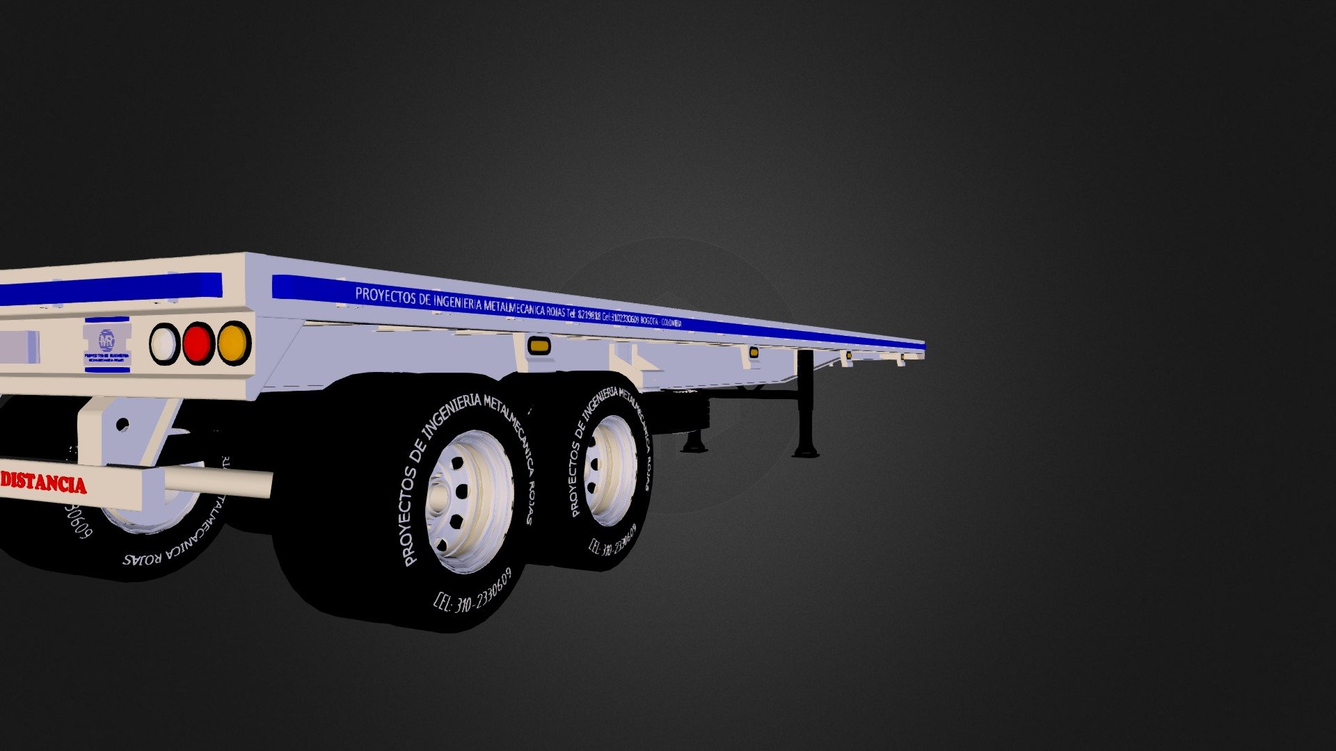 TRAILER - 3D model by Metalmecánica Rojas (@metalmecanicarojas ...