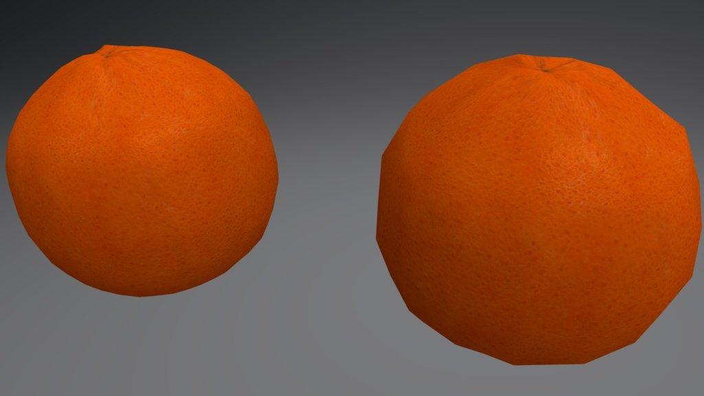 Orange Fruit. - 3D model by Jean-Luc (@Ruslan_Kokarev) [28a33be ...