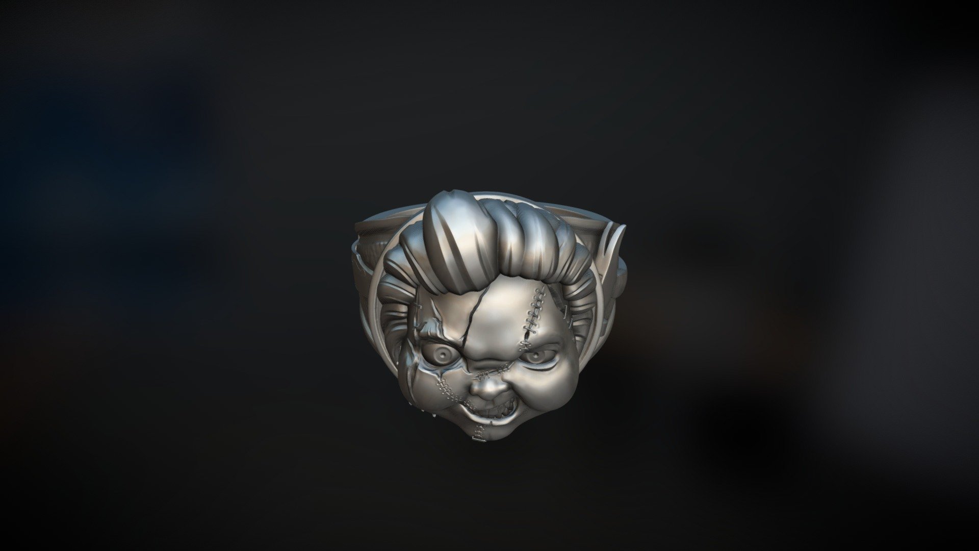 Curse of Chucky ring - 3D model by Jason.Kaehler [28a414d] - Sketchfab