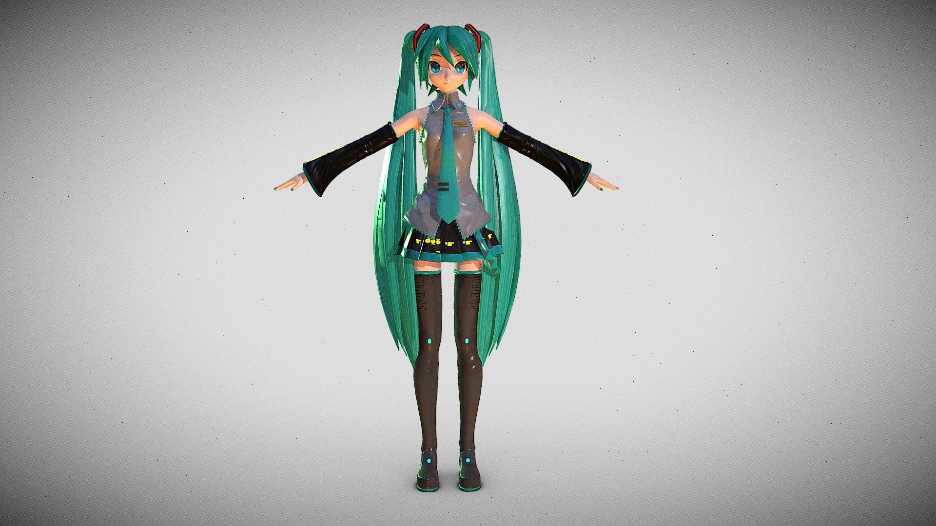 Hatsune Miku (Project DIVA Arcade Future Tone) - Download Free 3D model ...