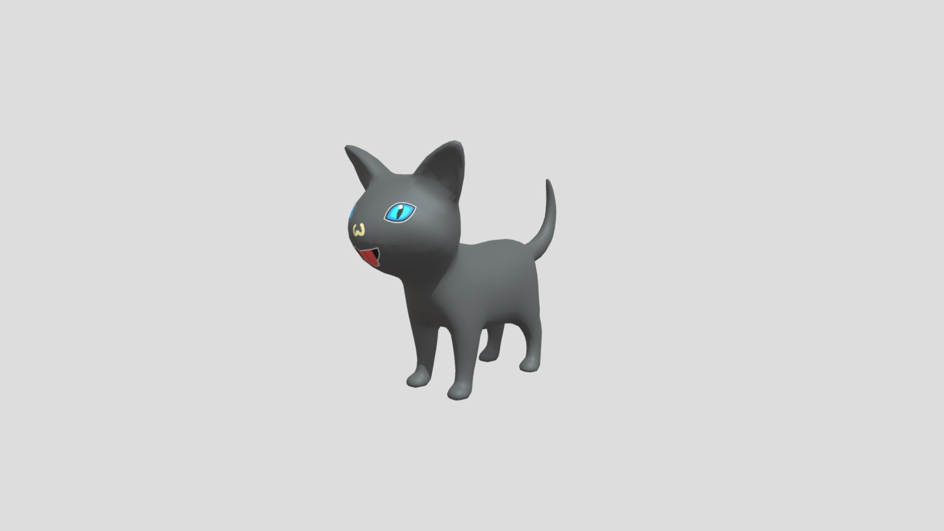kucing - 3D model by destysuntari [28a586b] - Sketchfab