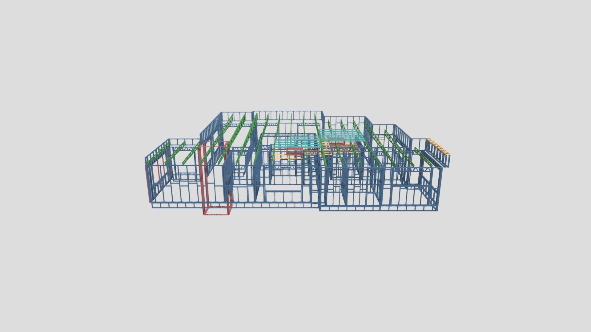 5541 Upper Floor Mech Arrangement - 3D model by Australian Framing ...