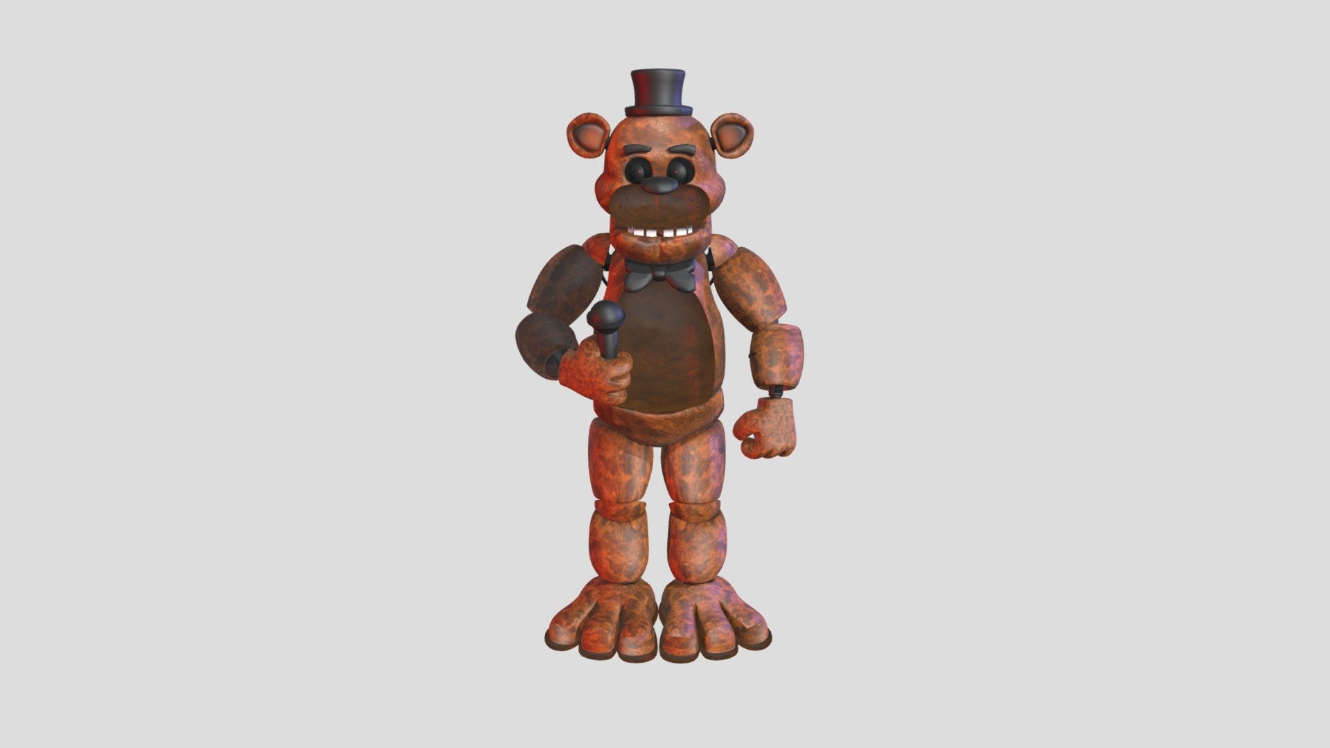 Freddy Fazbear - Download Free 3D model by AndreiGamer [28a658f ...