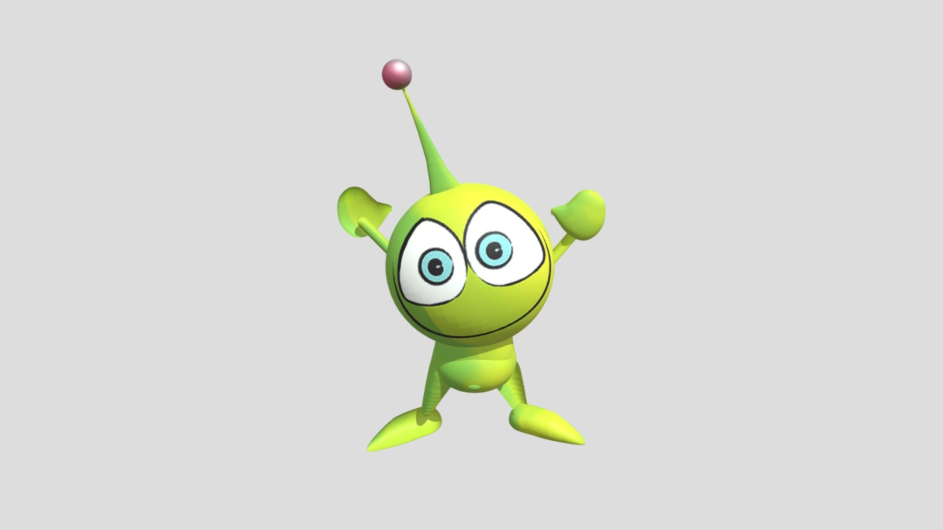 Green Boy Alien by: Vegan Pete - Download Free 3D model by pawinc ...