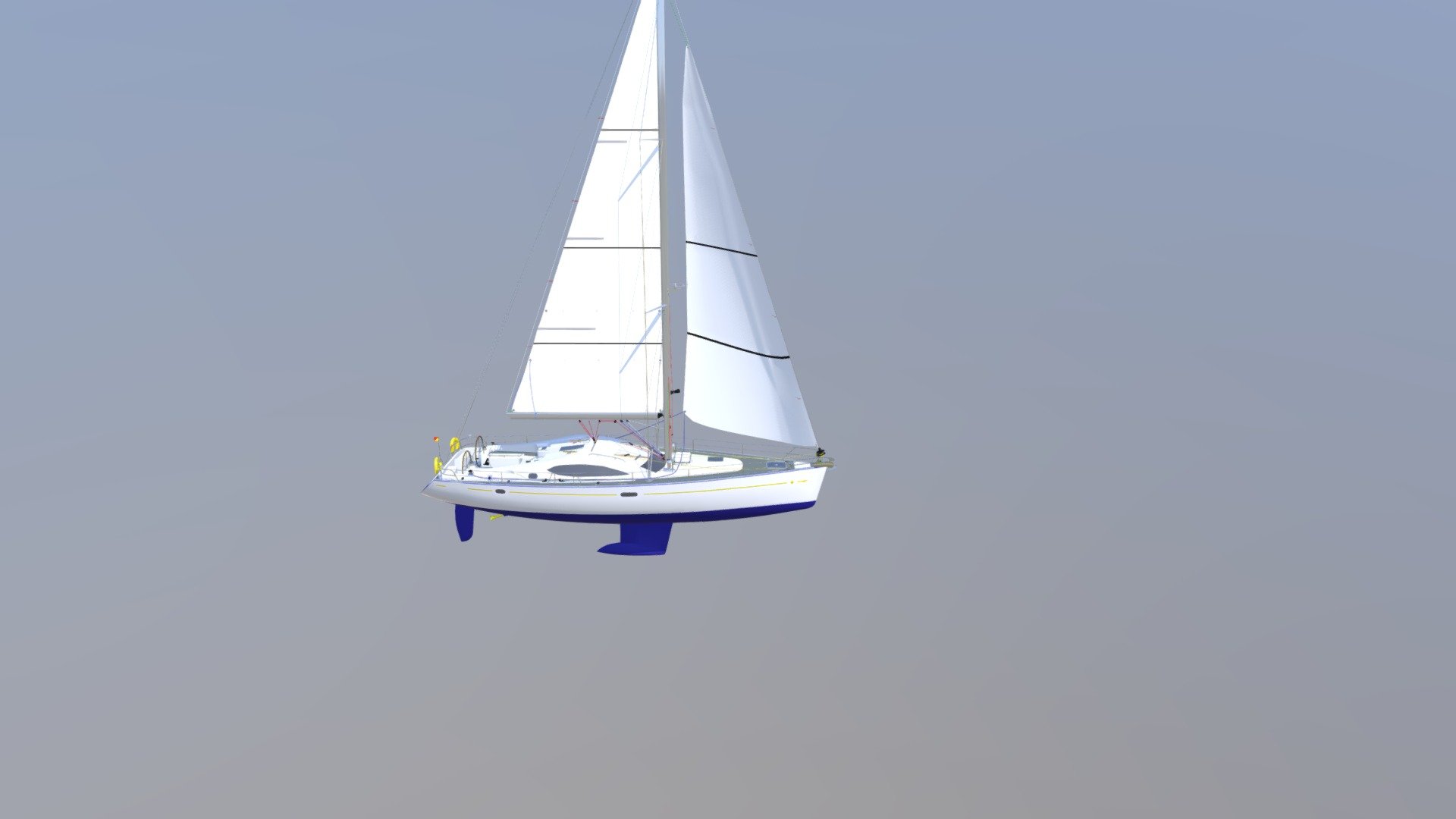 Parts of the Headsail - 3D model by Virtualsailing [28ac708] - Sketchfab