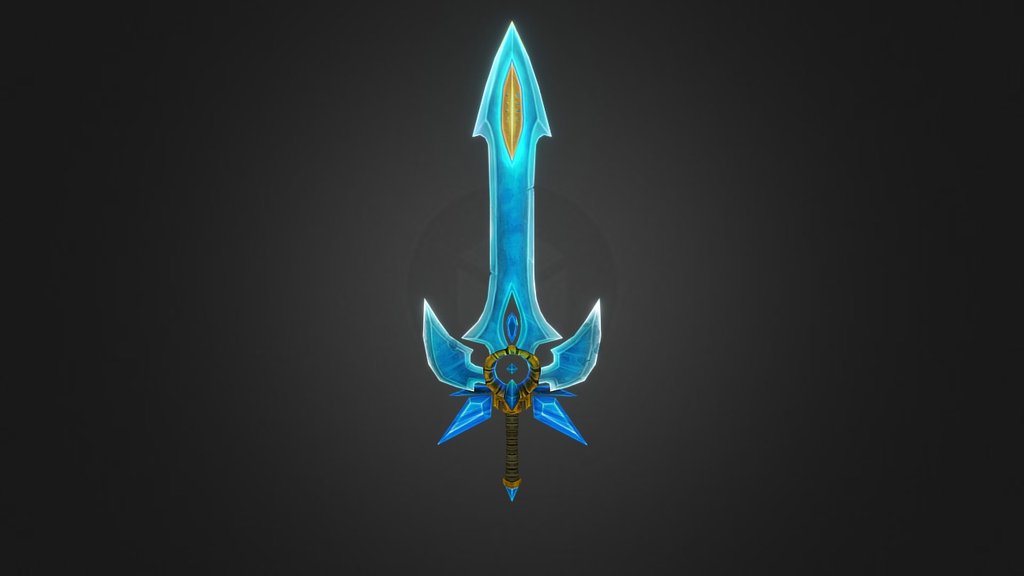 Frozen Greatsword - 3D model by Freux (@evab) [28b1902] - Sketchfab