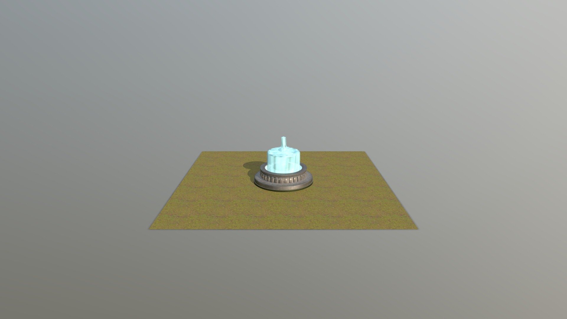 Stone Fountain Low Poly - Download Free 3D model by 1str.co [28b3d80 ...