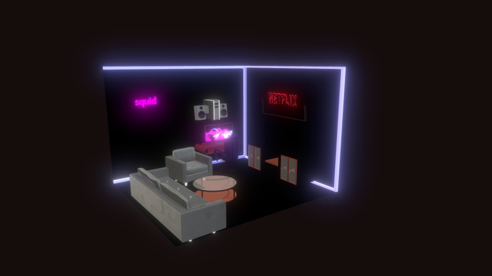 Neon Artroom - Download Free 3D model by Eza (@shezarao20) [28b5a92 ...