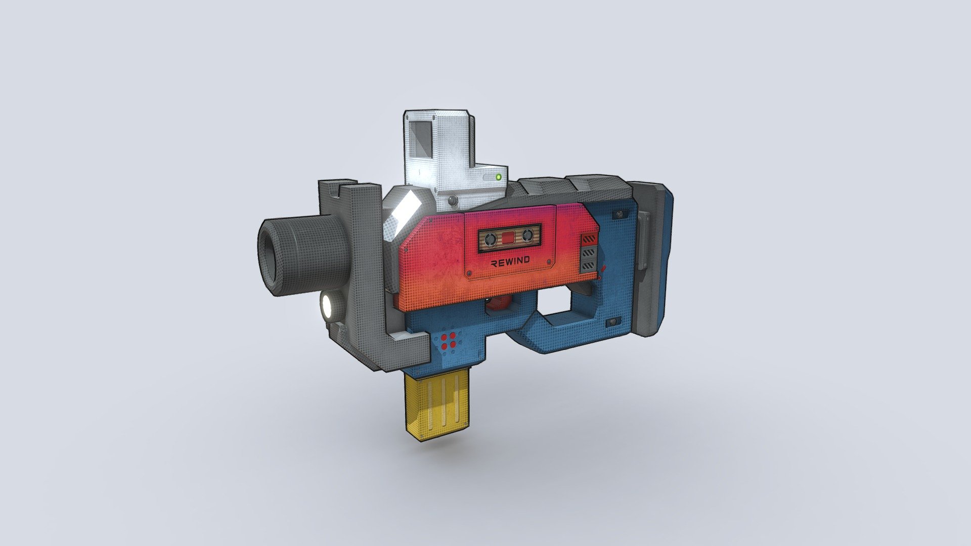 Toon Gun - 3D model by AdityaVishwakarma [28b6922] - Sketchfab