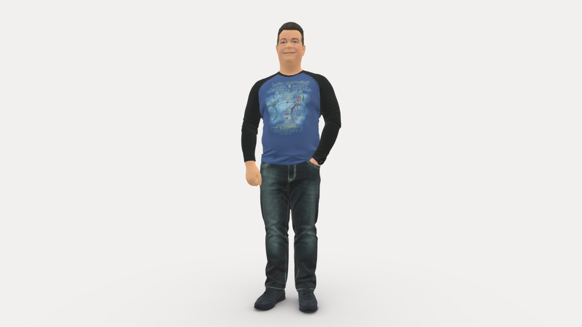 Man In Pose 0249 - Buy Royalty Free 3D model by 3DFarm [28b6945 ...