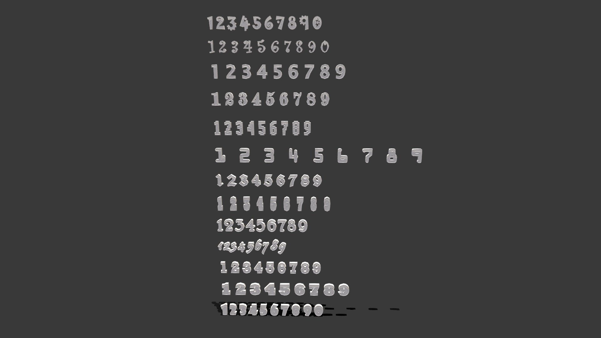 13 type text - Download Free 3D model by Deepak_Sharma [28b6a64 ...