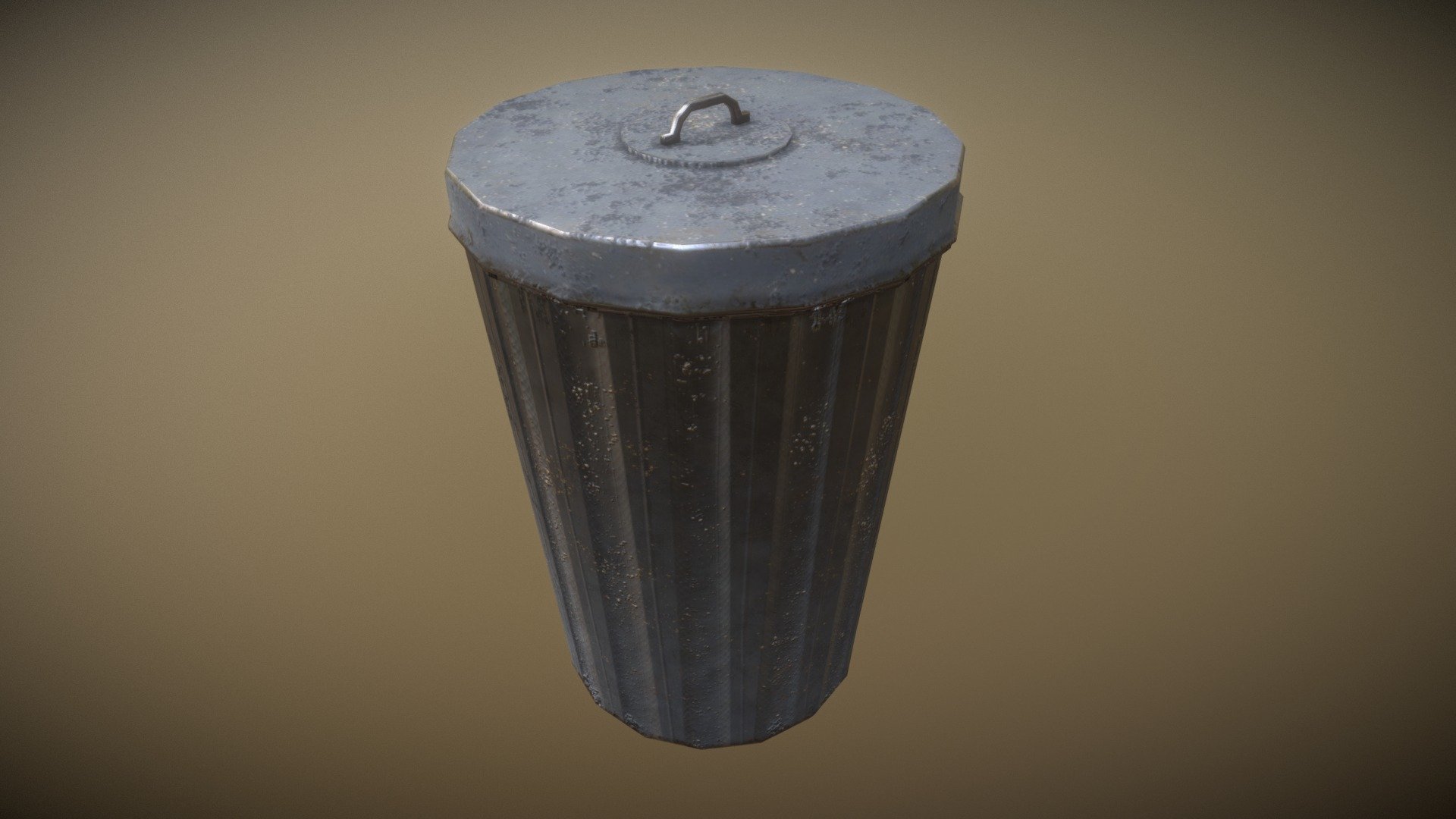 Game Ready Trash Can Low Poly - Buy Royalty Free 3D model by FunFant ...