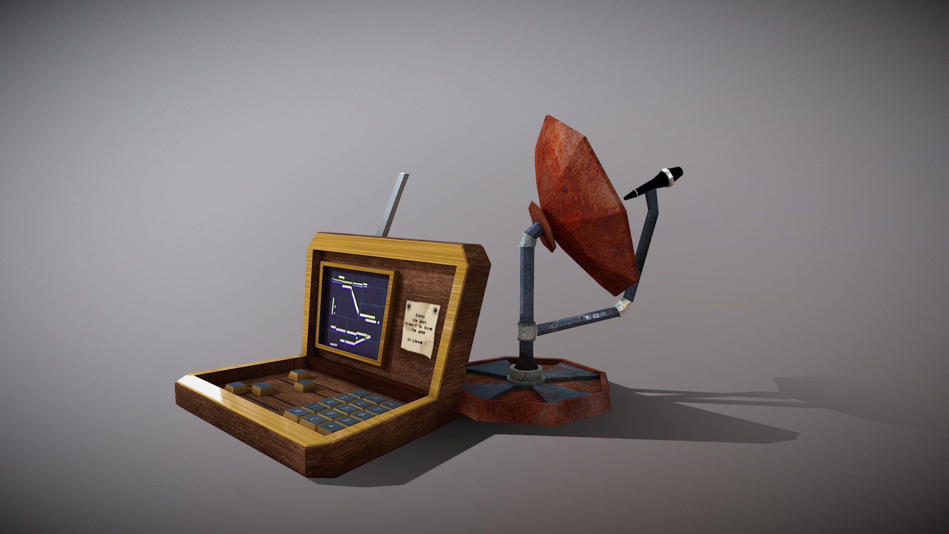 Portable Telecommunication Device - V02 - 3D model by Pierre Magnat ...