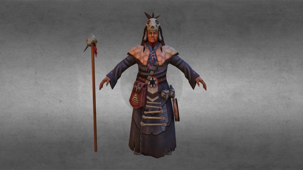Wild West Shaman - 3D model by tonysingu [28b9e97] - Sketchfab
