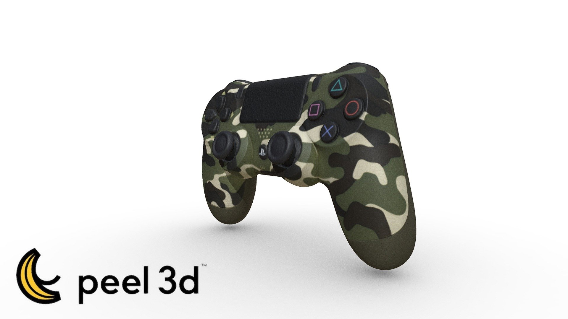 Sony PS4 controller scanned with peel 2-S - 3D model by peel-3d.com [28bcb4a] - Sketchfab