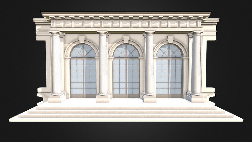 Portique 03 - 3D model by HERES [28bd45e] - Sketchfab