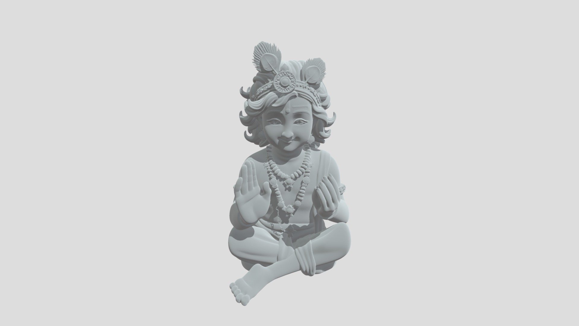 Lord Krishna - 3D model by amtttt465 [28c13ce] - Sketchfab