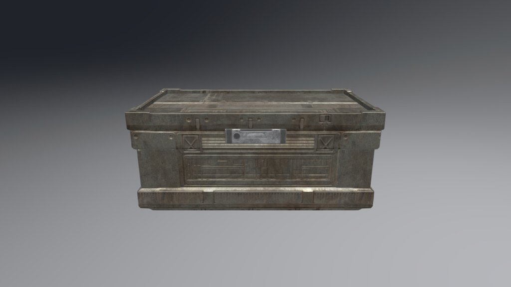 Metal Chest - 3D model by Plamen (@dontomi2) [28c3db7] - Sketchfab