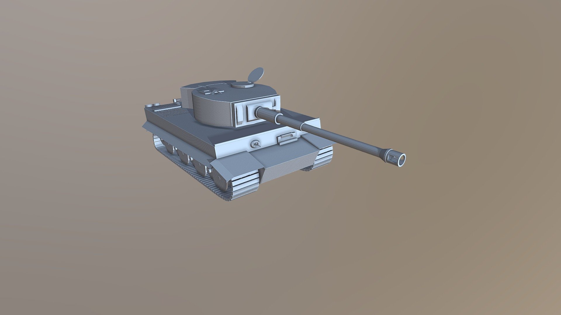 german TIGER 1 - Download Free 3D model by FabioVivas [28c7ae7] - Sketchfab