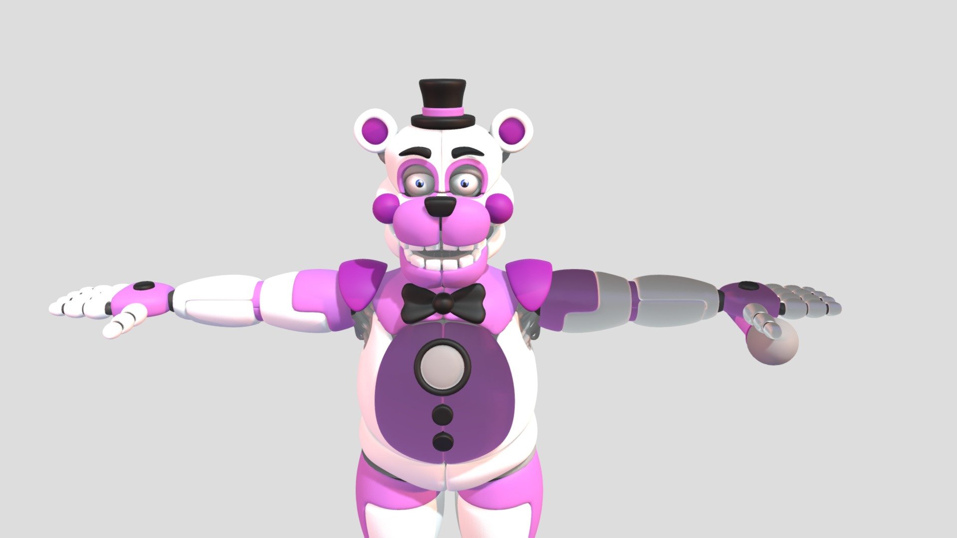 Funtime Freddy by LancerSpade - Download Free 3D model by Sr.Cake P3D ...