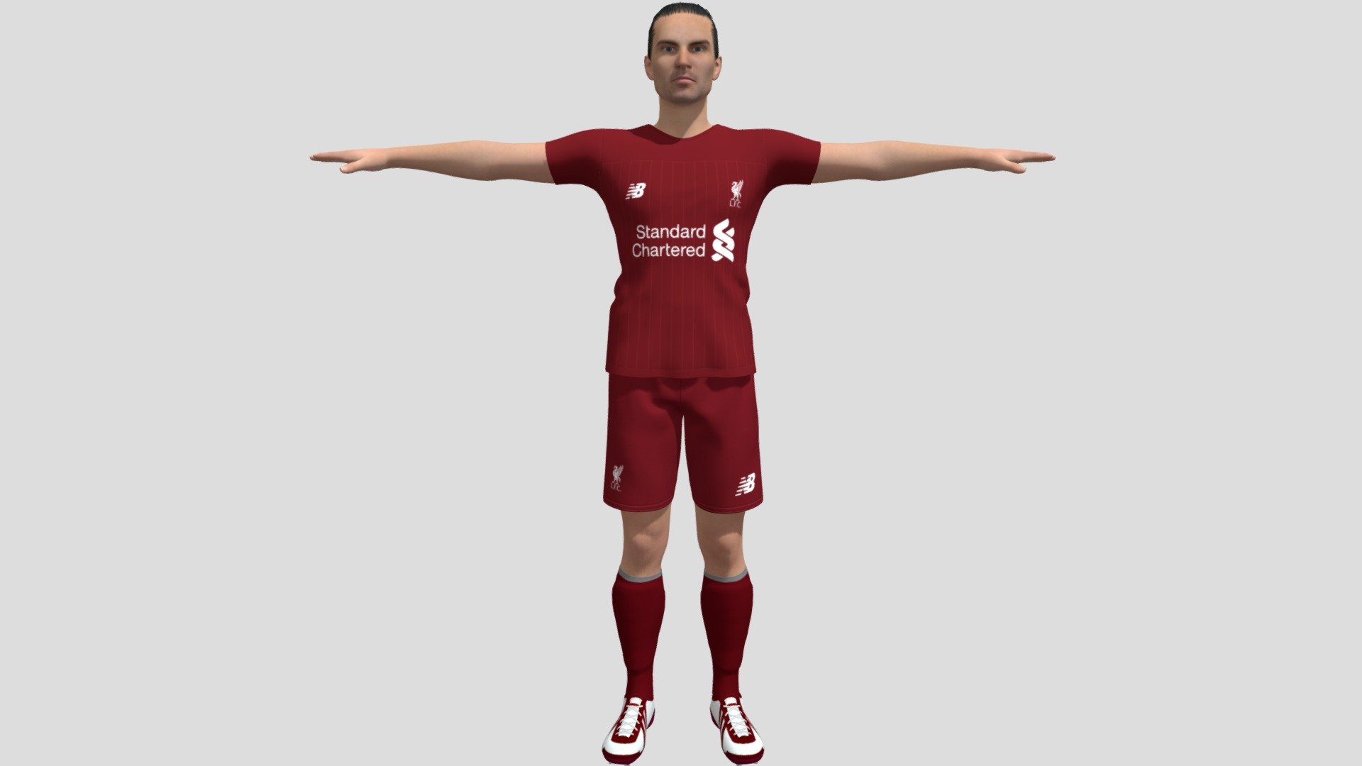 Soccer Player Liverpool - Buy Royalty Free 3D model by trish.j2109 ...