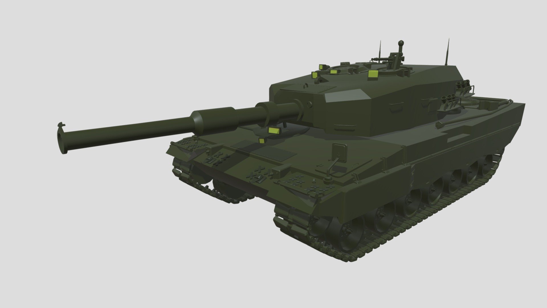 leopard tank 2 - Download Free 3D model by Mahilan [28cccf3] - Sketchfab