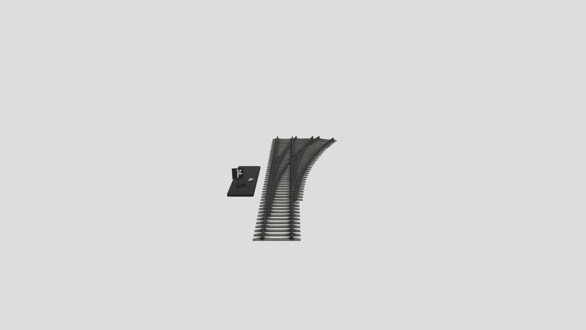 railway tracks 30 AM223 Archmodel - Buy Royalty Free 3D model by ...