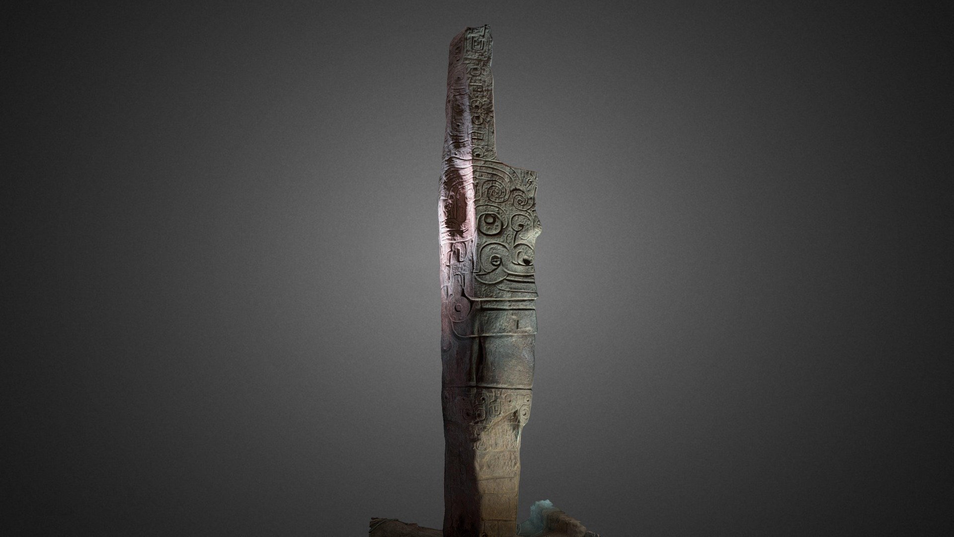 Lanzón at Chavín de Huántar, Peru - 3D model by CyArk [28cd683] - Sketchfab