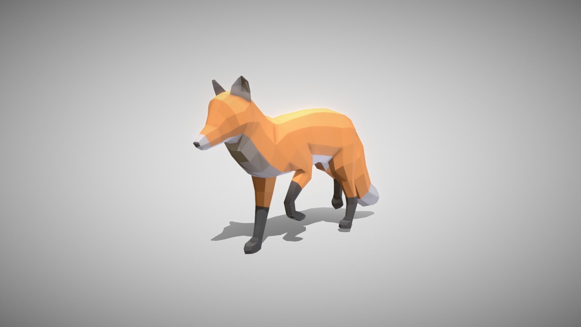 Fox - 3D model by Ekaterina (@kattynote) [28cf770] - Sketchfab