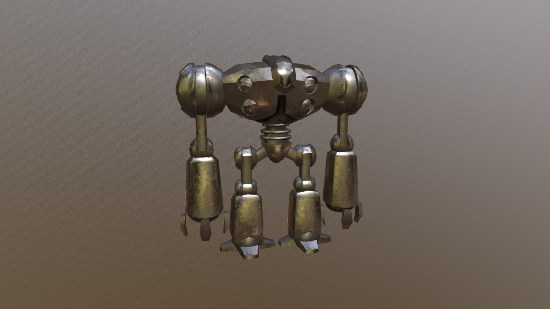 Robot Texture 3d Model By Crimson Crystal Crimsoncrystal [28d0b4f