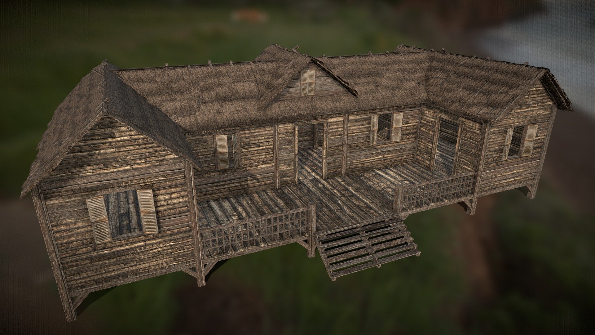 Medieval Wooden Shack 05 - 3D model by ANRUVAL_3D_MODELS [28d172e ...