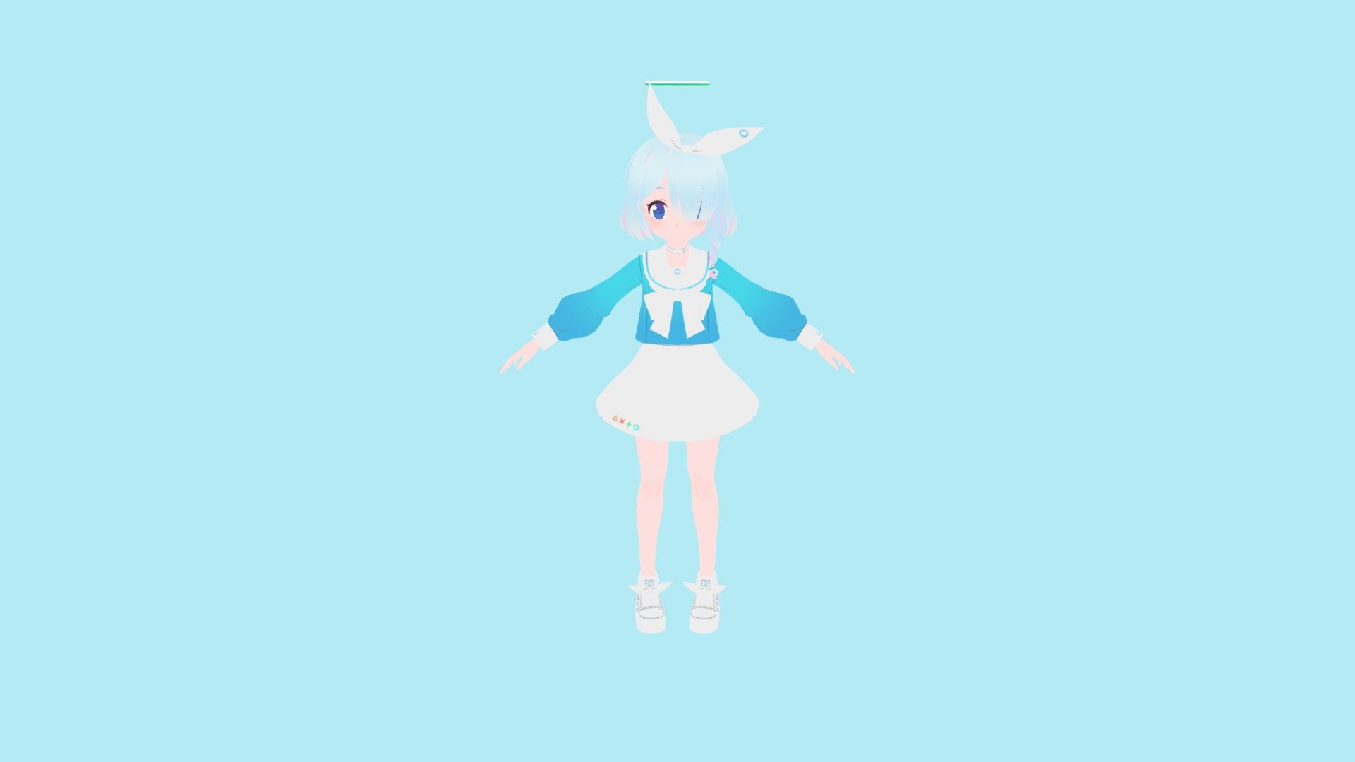 blue-archive-arona (Shadeless) - Download Free 3D model by cataverage8 ...