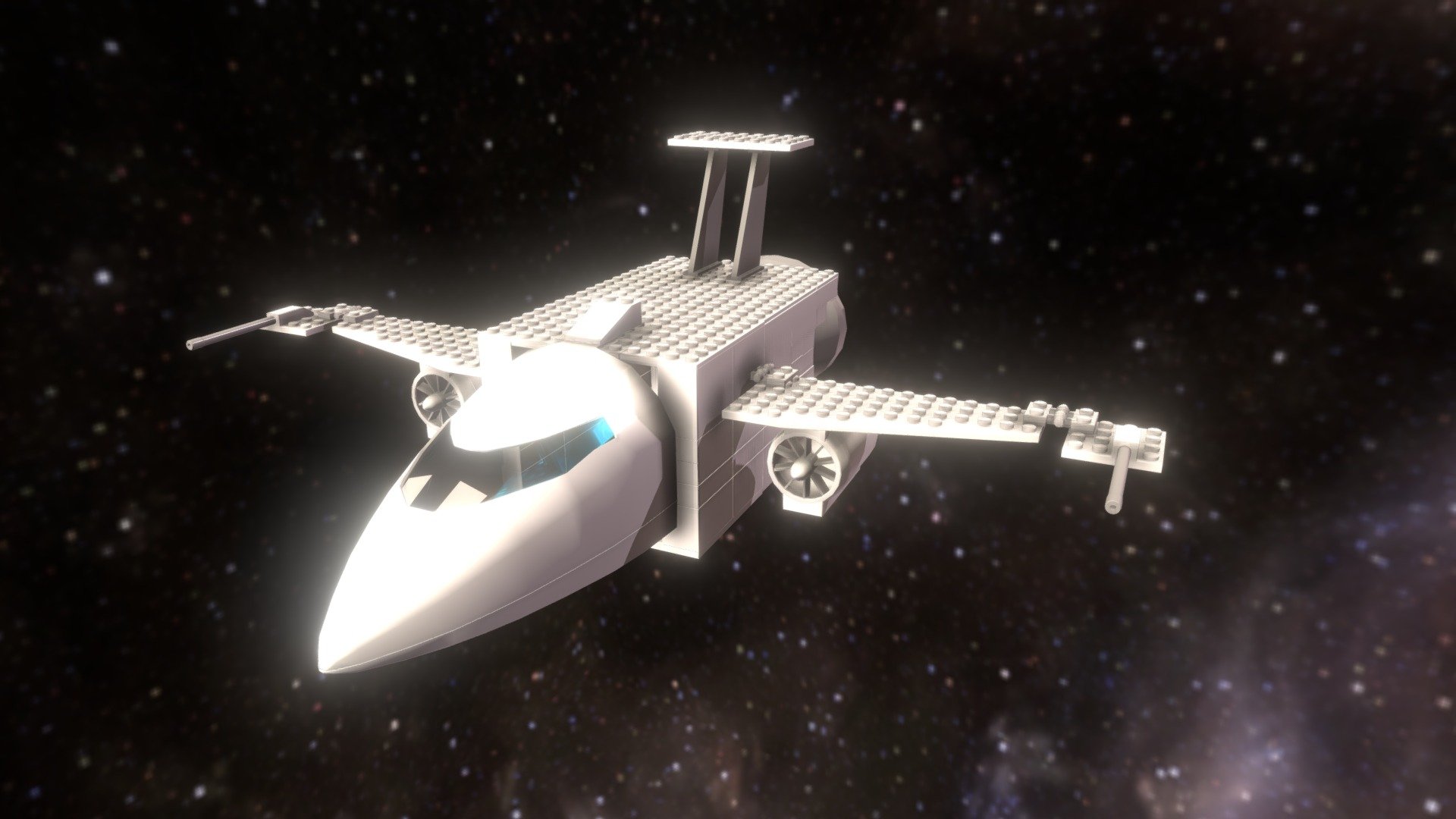I built a LEGO Space Ship - Download Free 3D model by MetalGearGuy ...