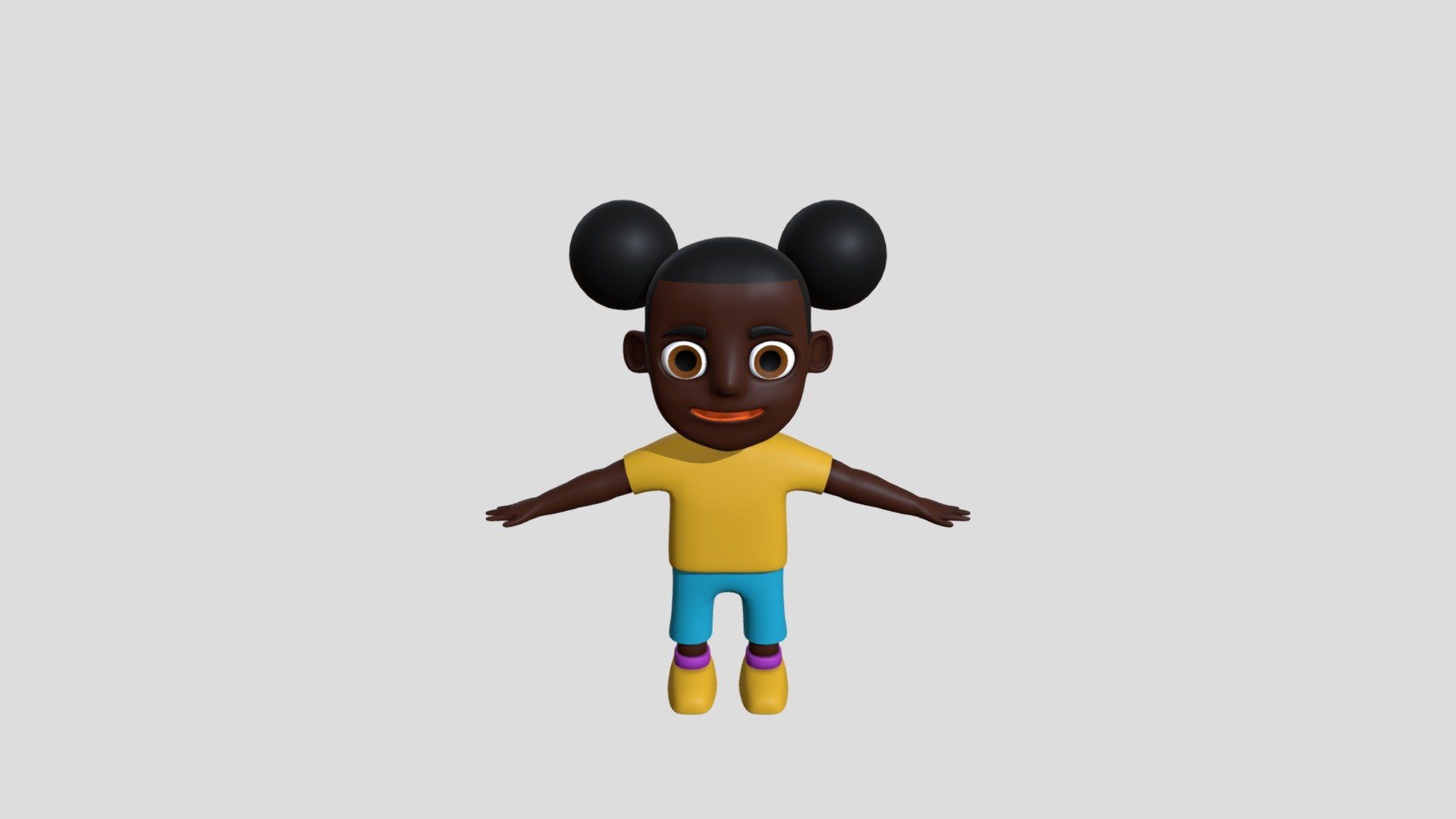 Amanda (Normal) Rigged for Blender - Download Free 3D model by ...