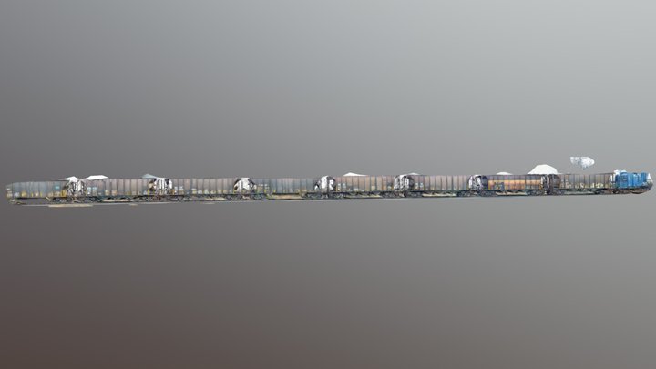 Goods-train 3D models - Sketchfab