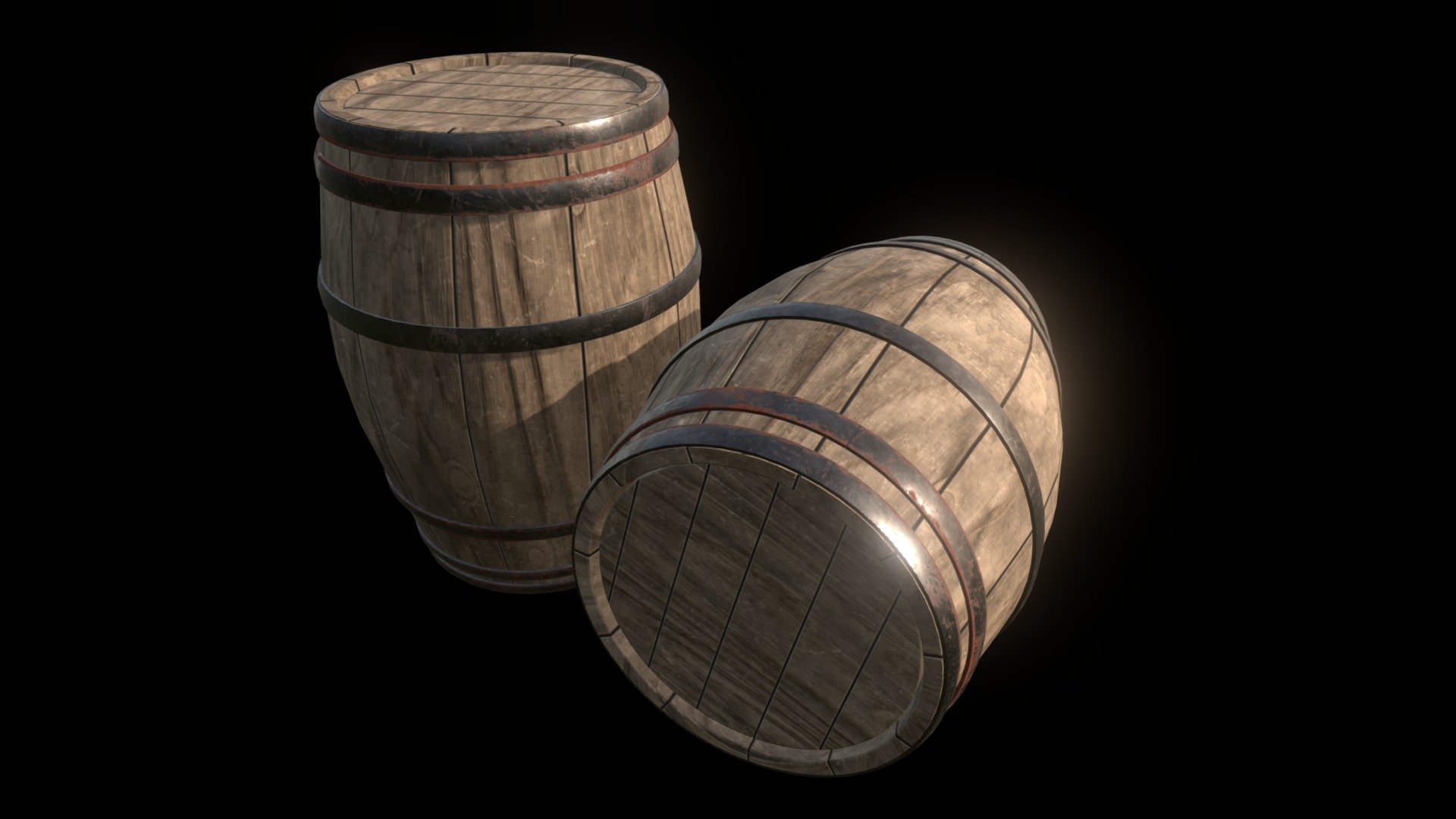 Barrel - 3D model by Ujjval Singhal (@ujjvalvfxartist9211) [28d4156 ...