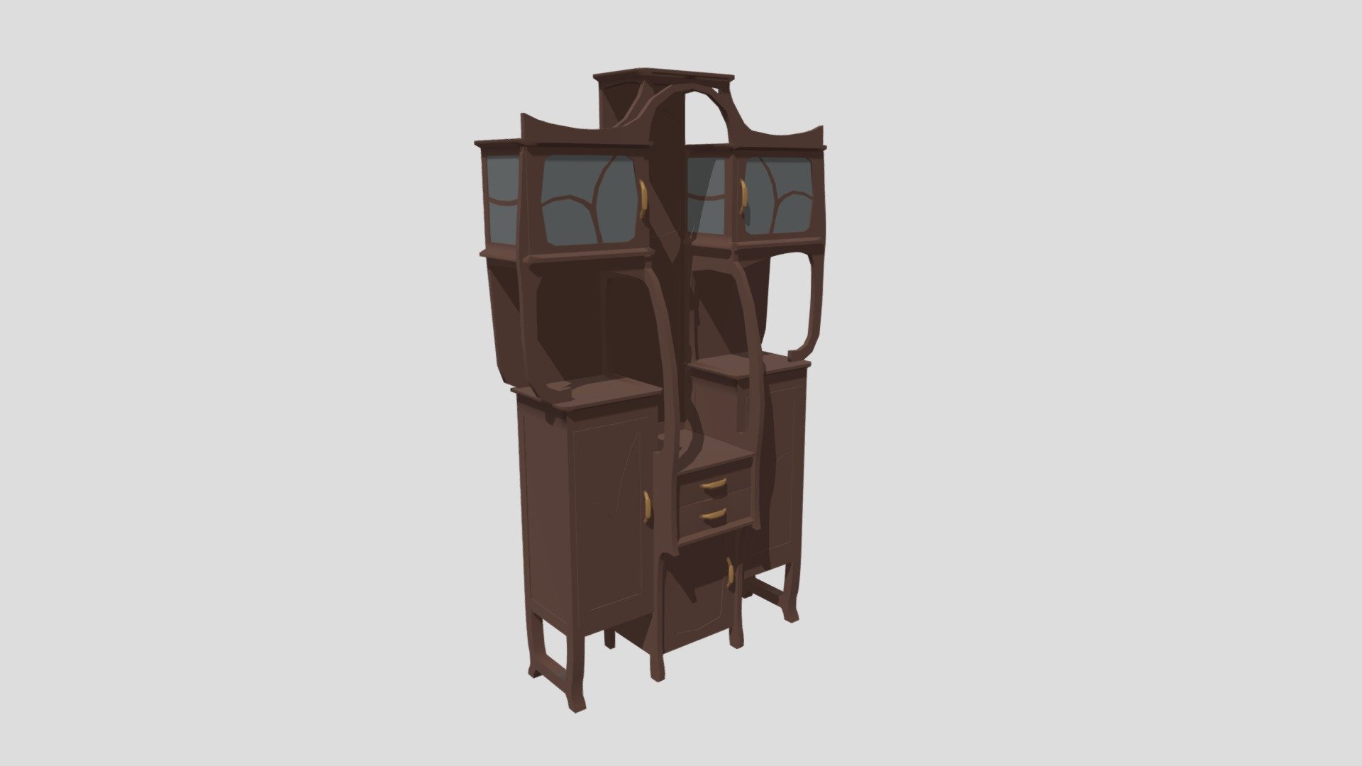 Cabinet - Download Free 3D model by Mathias Kapelrud (@MathiasK ...