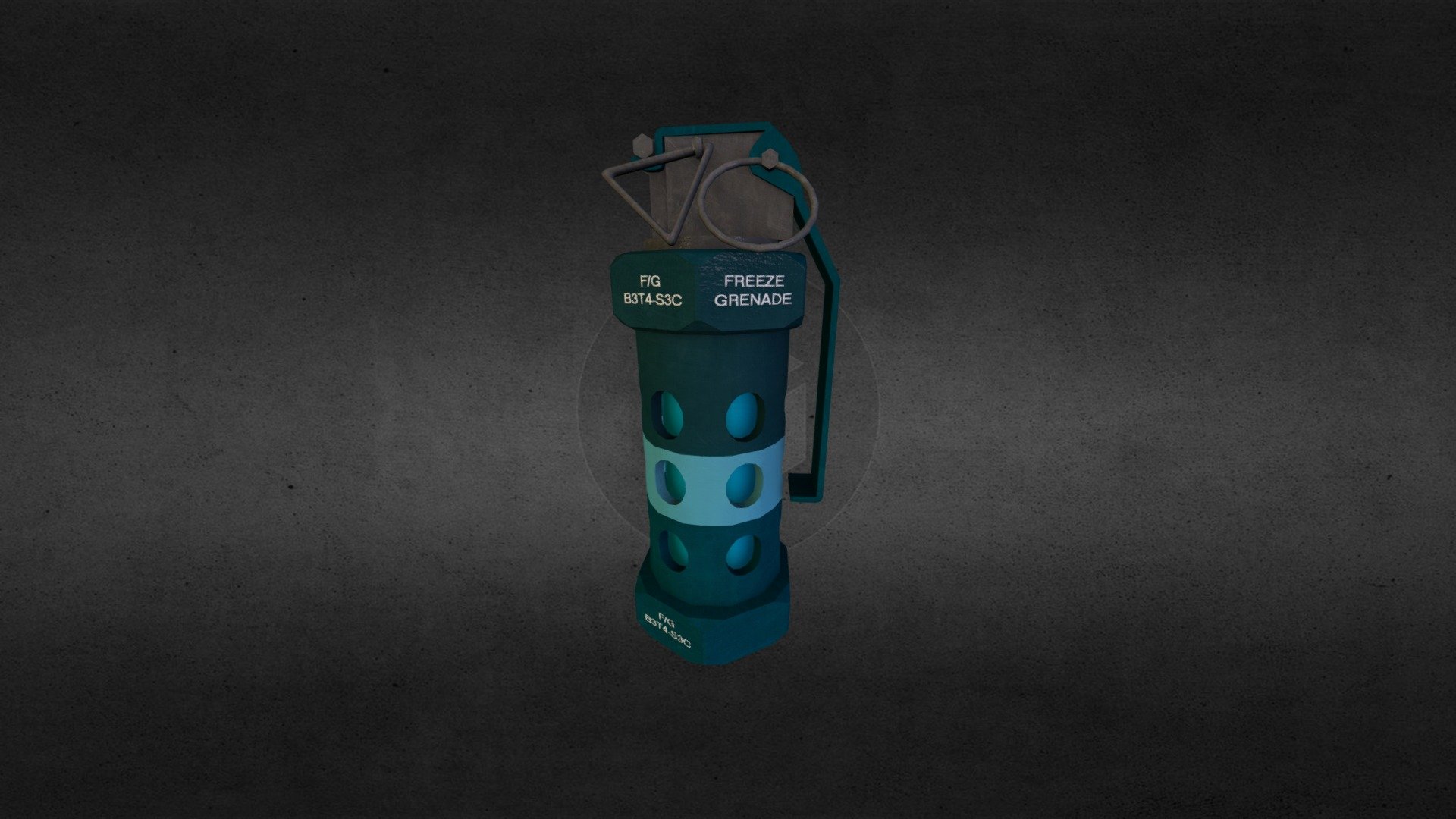 Freeze Grenade L 0 - 3D model by betasector [28d4ddc] - Sketchfab