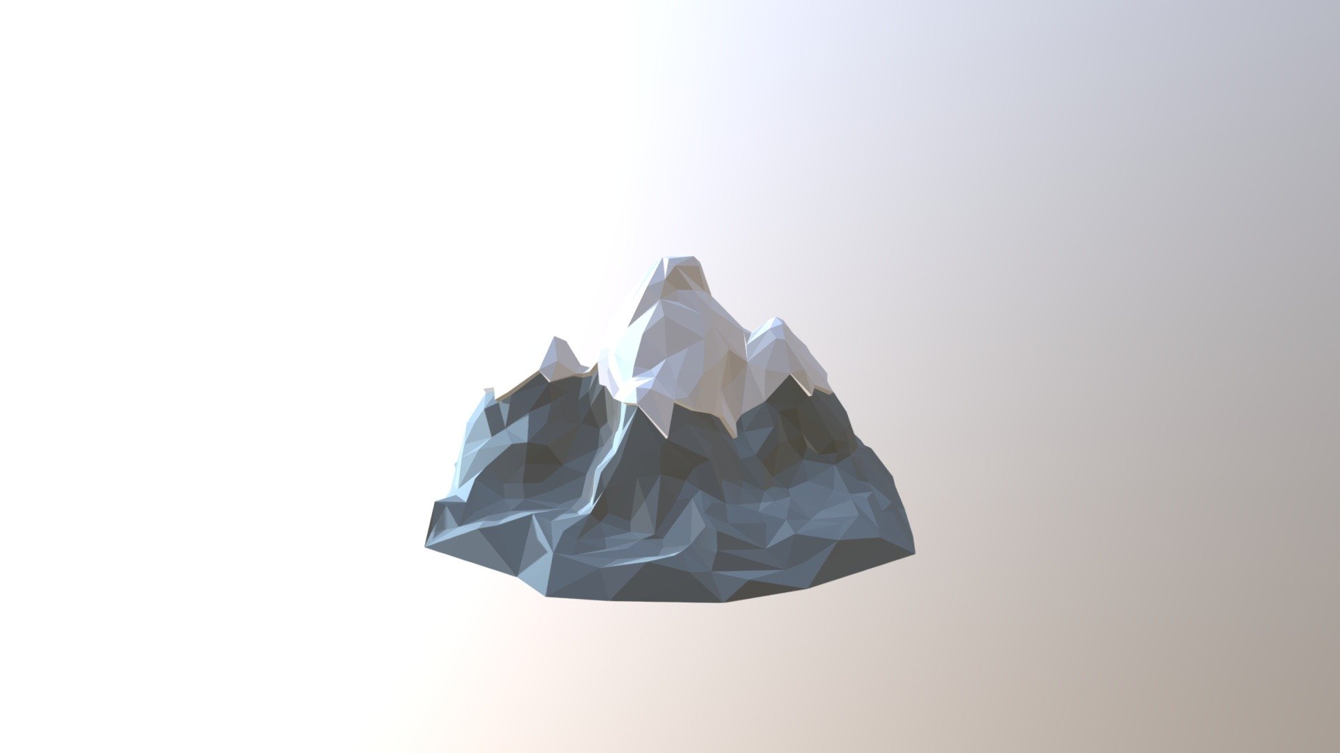 Snow Mountain - Download Free 3D model by nigromancer [28d511d] - Sketchfab