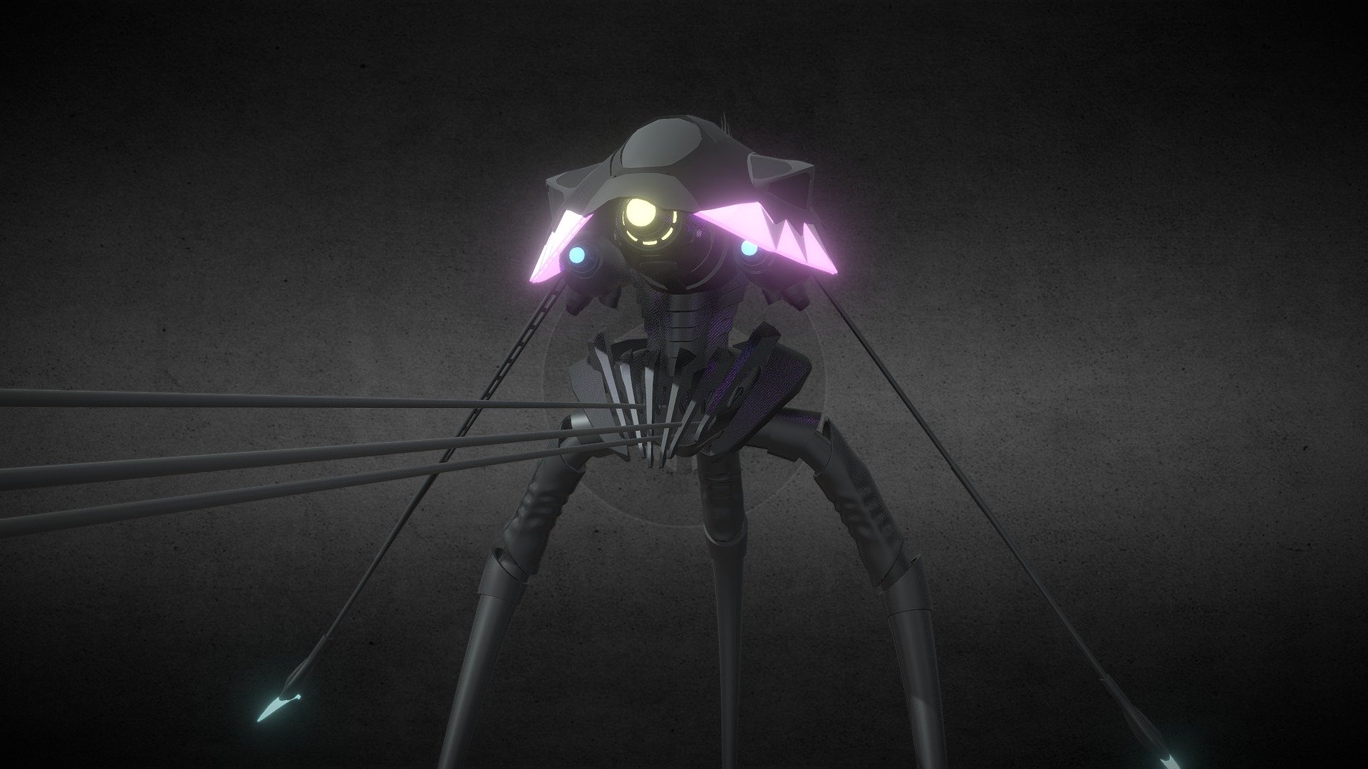 UPDATED Alien Tripod - 3D model by Sage Animationz (@war-of-the-worlds ...