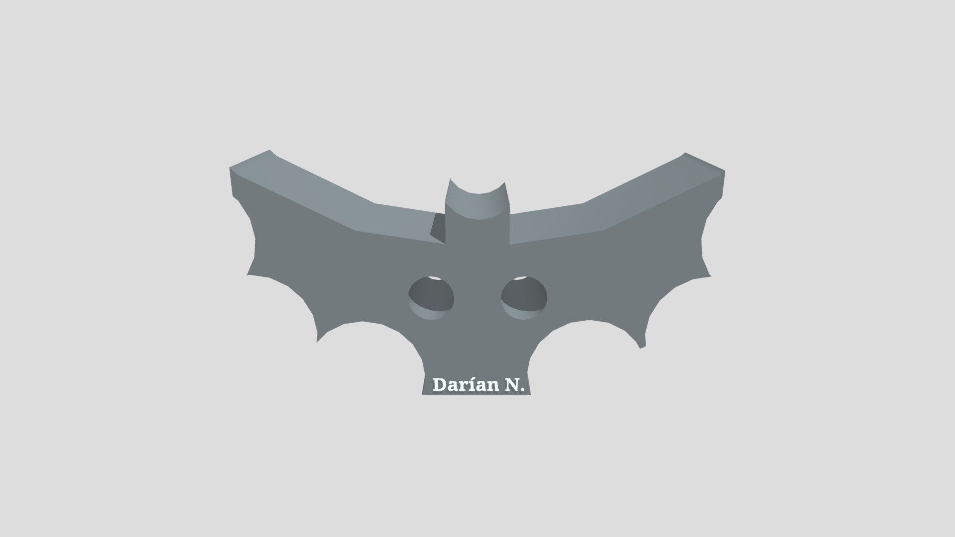 Bat Button - 3D model by dariannajera148 [28d83f3] - Sketchfab