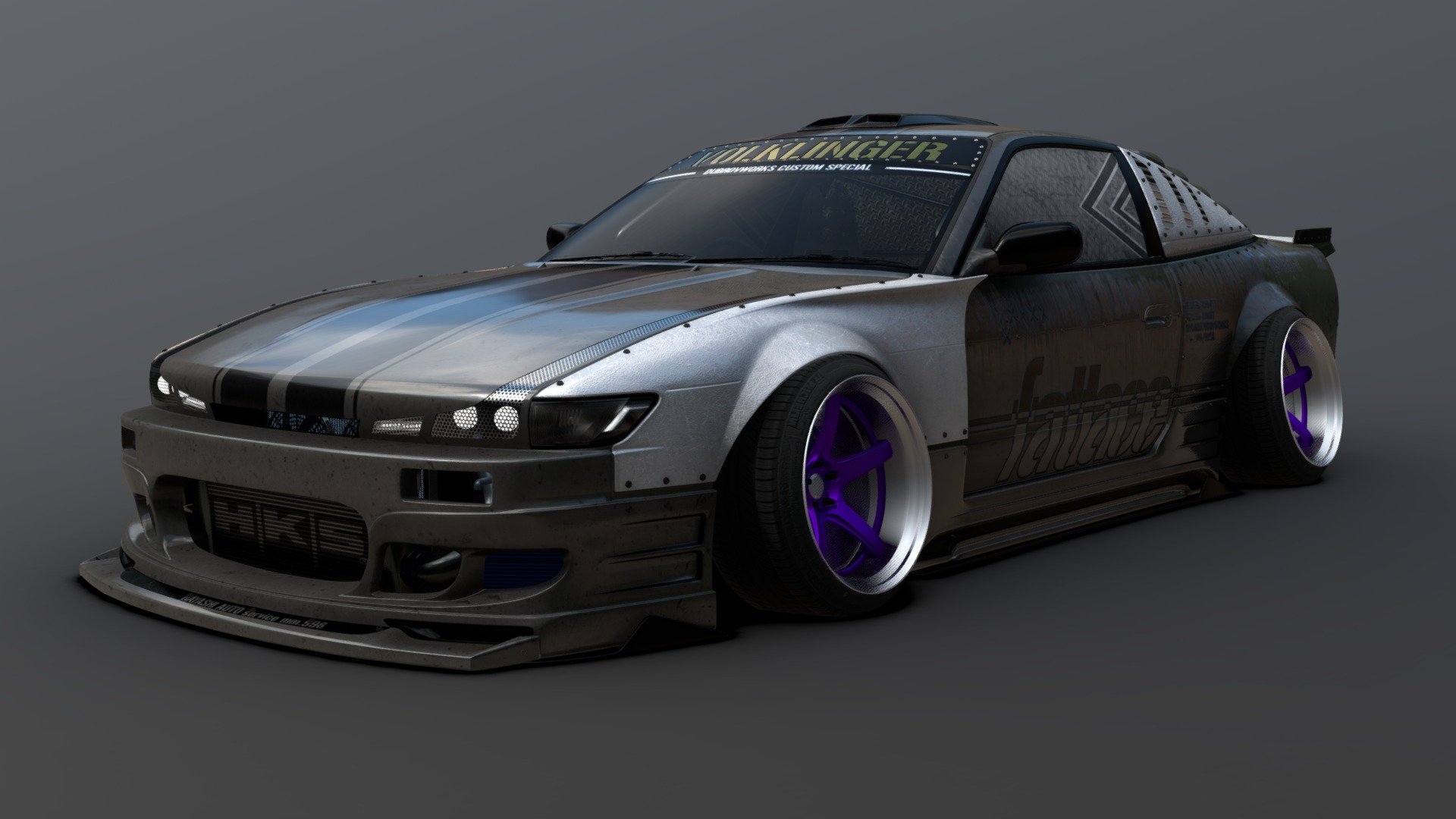 Nissan Sileighty RPS13 Volklinger - 3D model by DubrovWorks [28d9306 ...