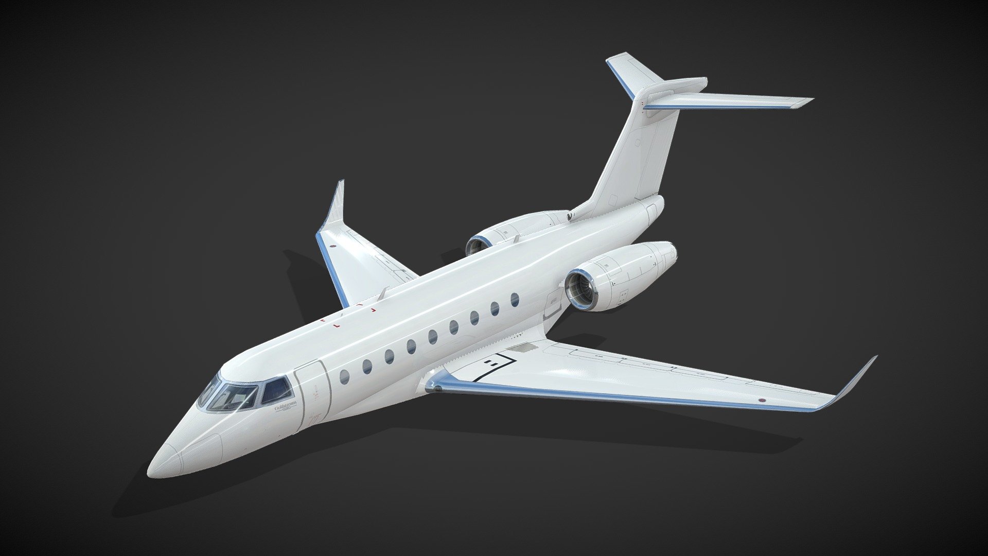 Gulfstream G-280 - Buy Royalty Free 3D model by Andrea Marziano ...