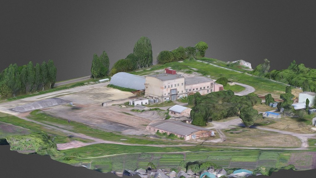 Construction site - 3D model by AirVision [28db317] - Sketchfab